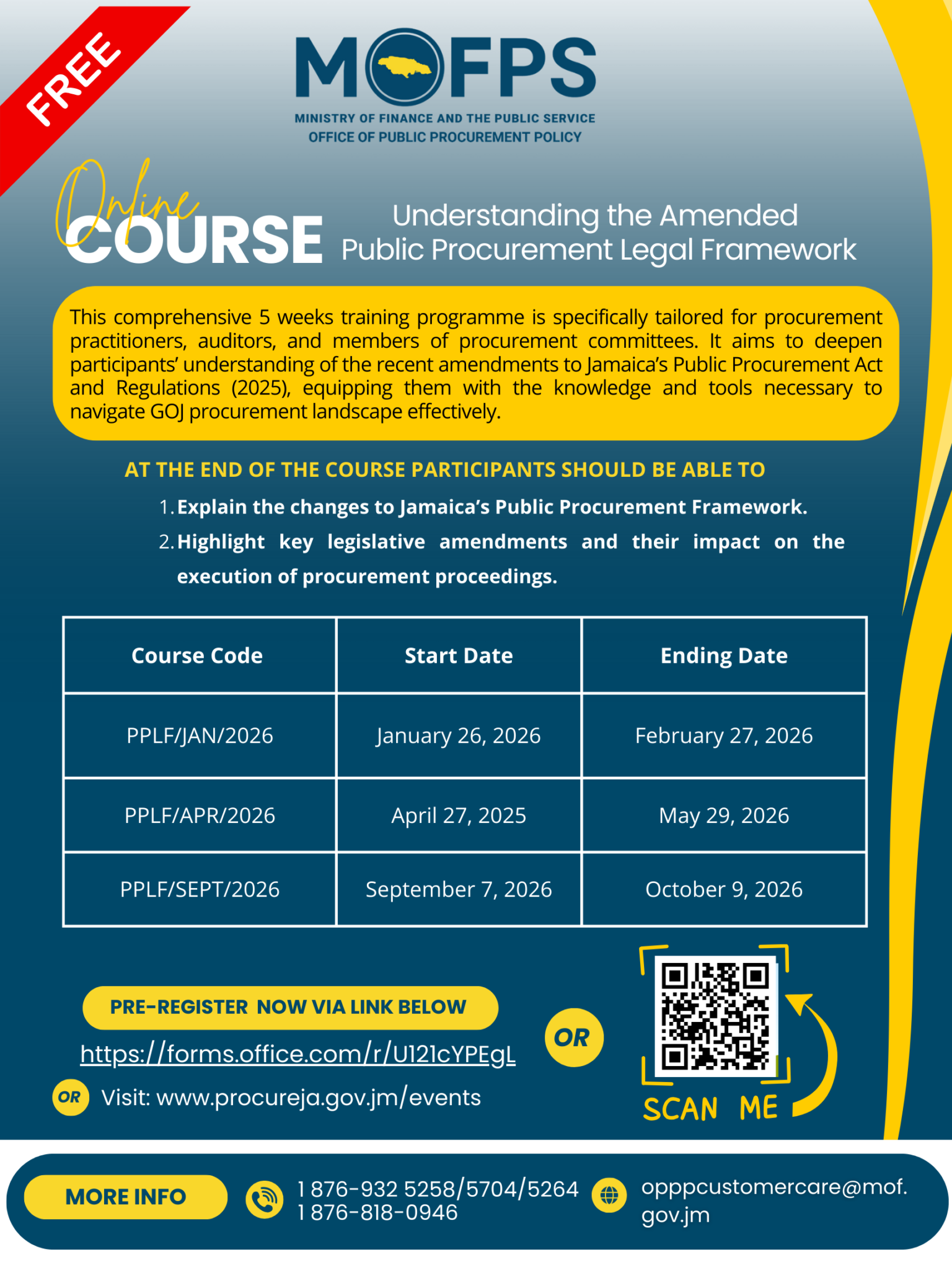 Online Course- Understanding Public Procurement Amended Legal Framework ...